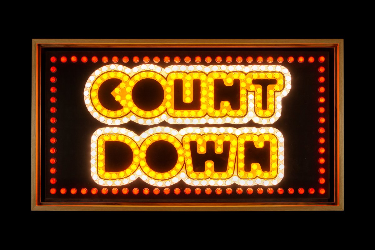 Countdown sign | ACMI collection | ACMI: Your museum of screen culture