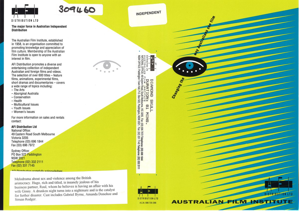 Diamond skull = dark obsession | Nicholas Broomfield | 1989 | ACMI ...