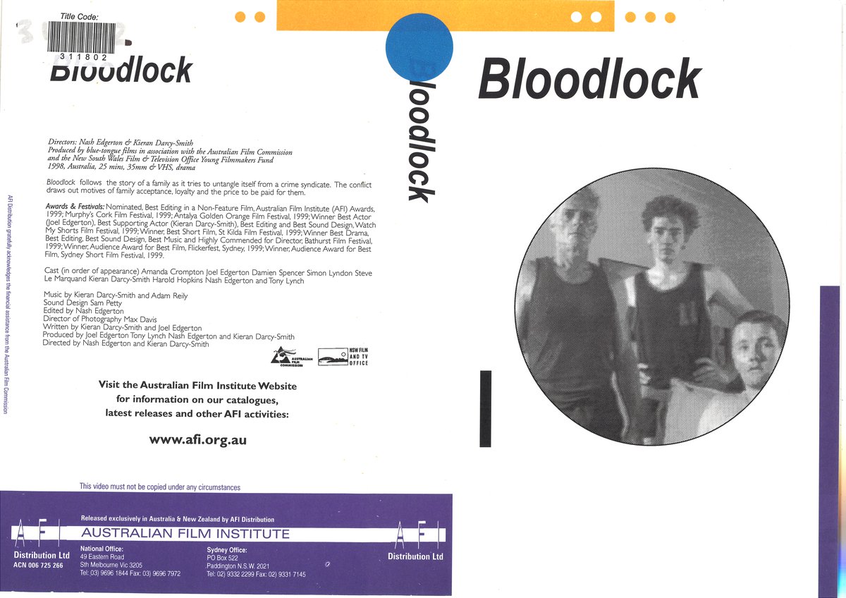 Bloodlock [Widescreen] | Kieran Darcy-Smith | 1998 | ACMI collection ...