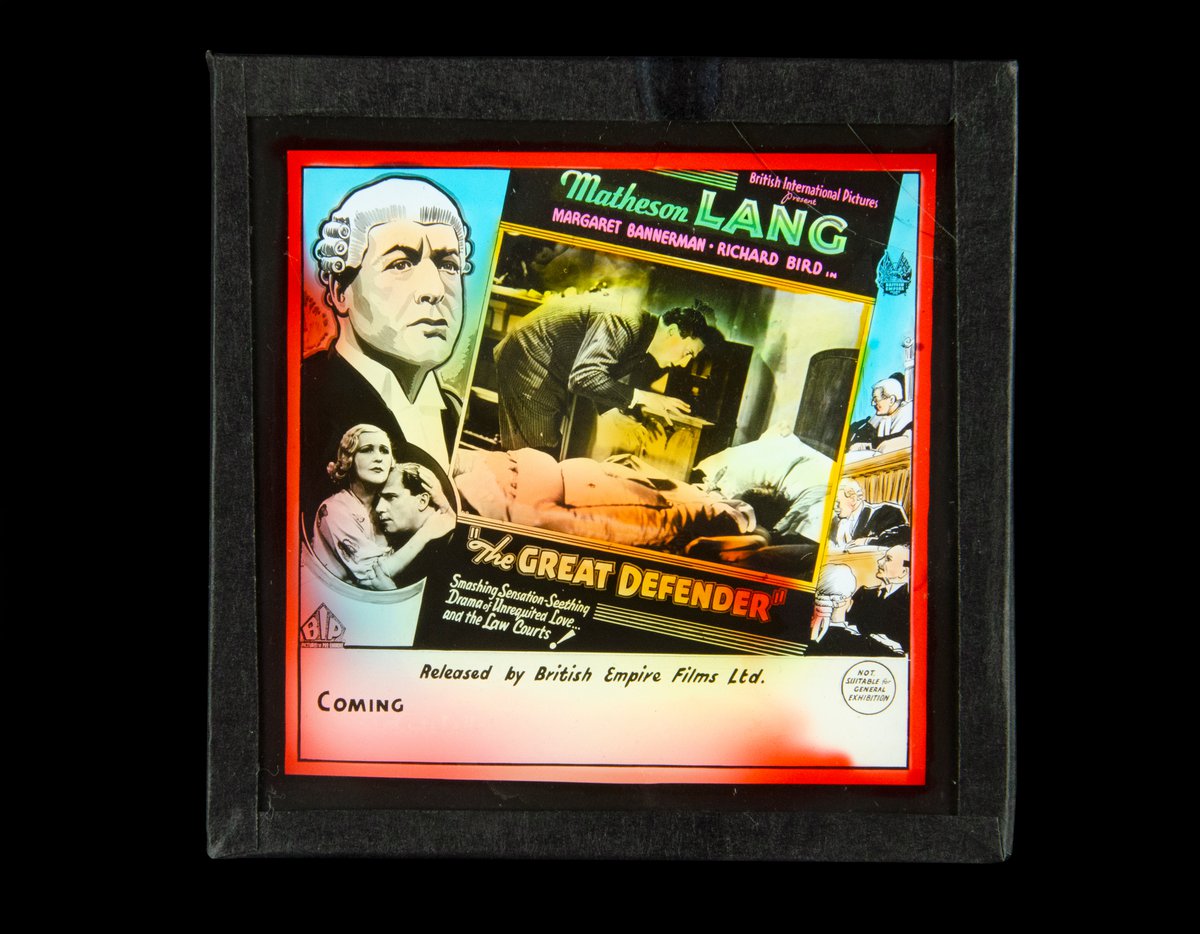 The Great Defender cinema slide | British Instructional Films | 1934 ...