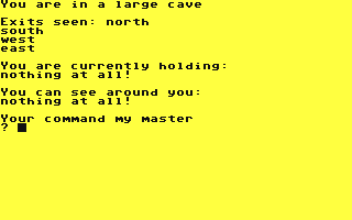 Emulation of Classic Cave Adventure for Commodore 64 | Matthew Hall ...
