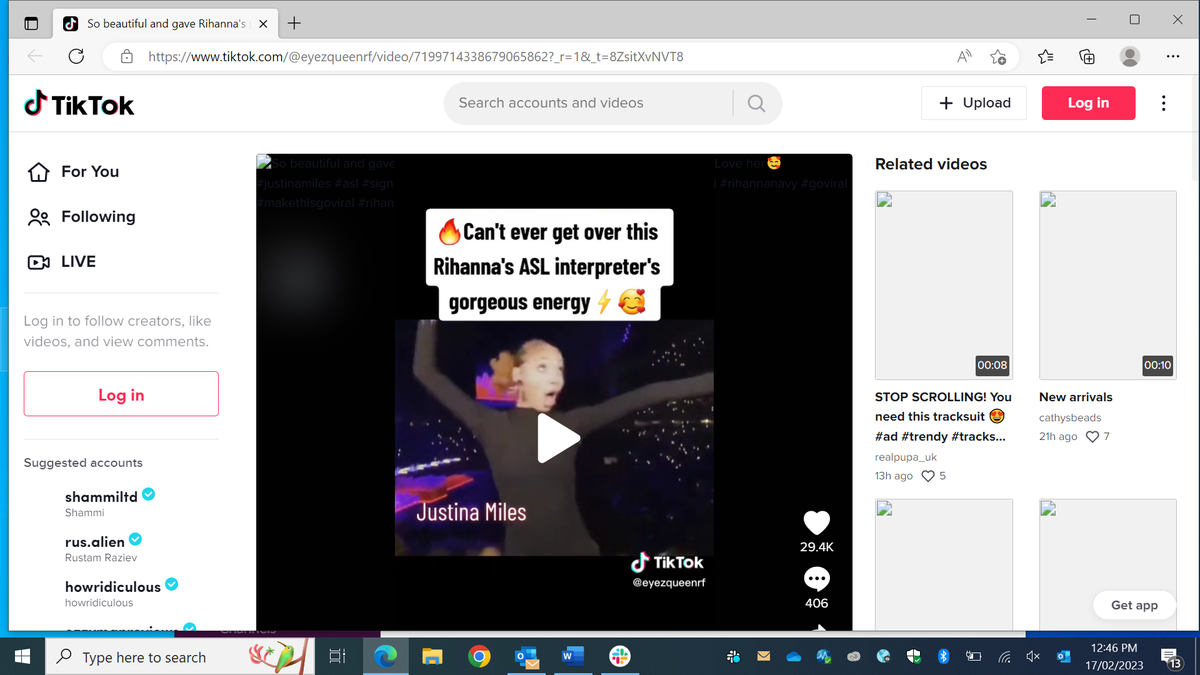 ASL interpreter at Rihanna's Super Bowl performance shines ...