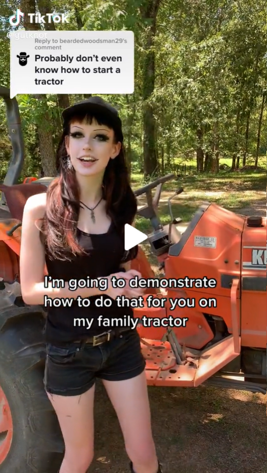 Tractor goth girl | @Gutknot | ACMI collection | ACMI: Your museum of ...