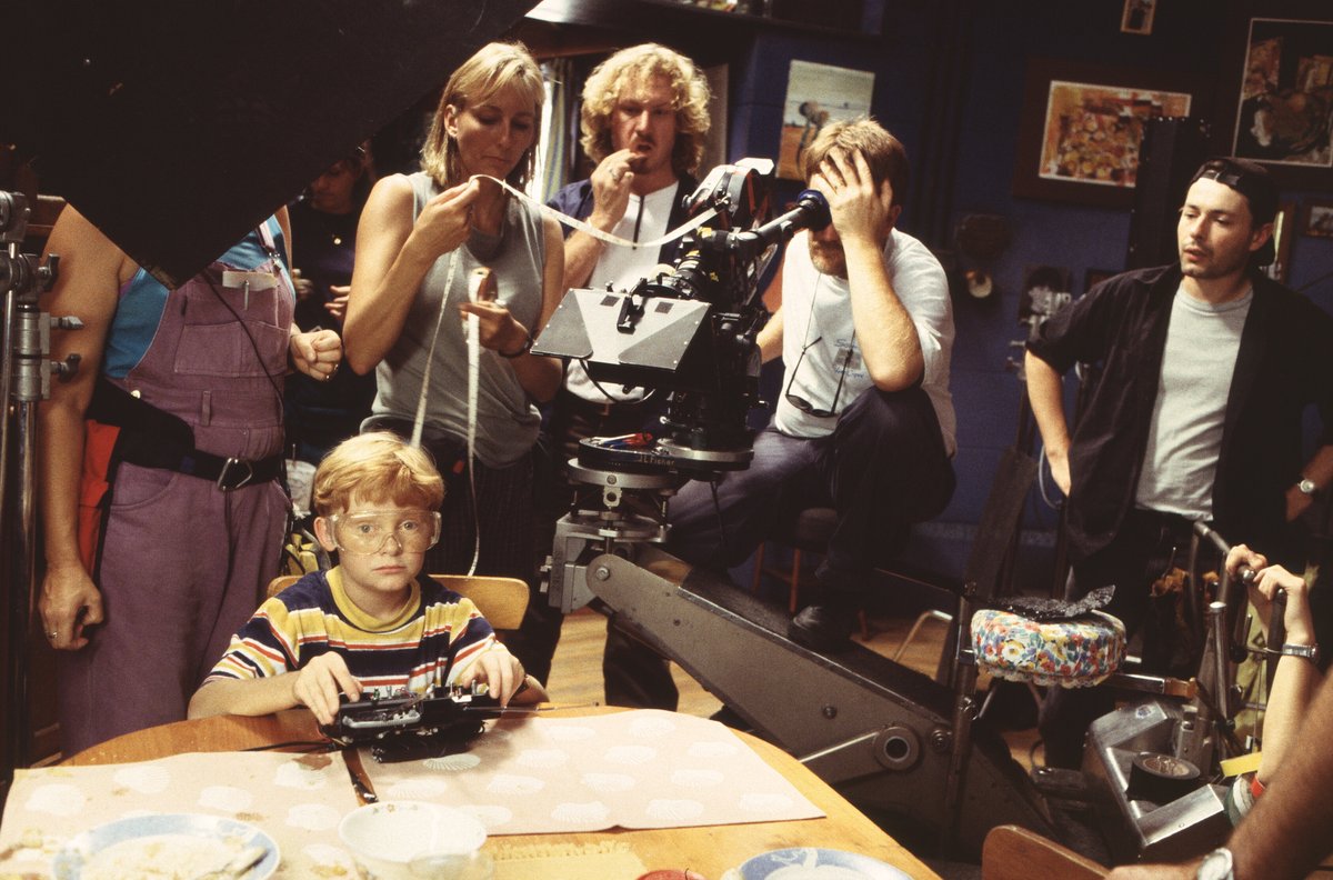 GRAPHIC: Mathew Waters as Bronson Twist and crew on the set of Round ...