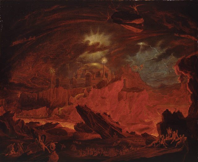 The Fallen Angels Entering Pandemonium, from ‘Paradise Lost’, Book 1 ...