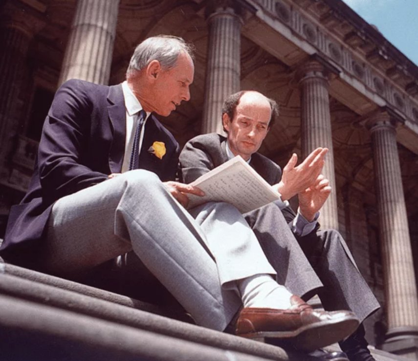 Nigel Grey with Victorian Minister for Health David White, Parliament ...