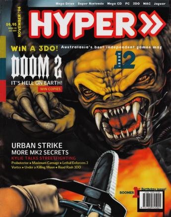 Hyper >> [games magazine] Issue 12, November 1994 | Otter Publishing ...