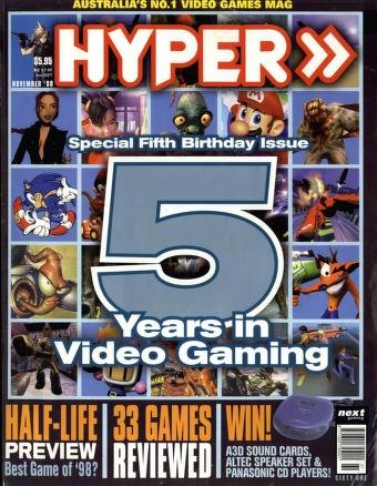 Hyper >> [games magazine] Issue 61, November 1998 | Next Publishing ...