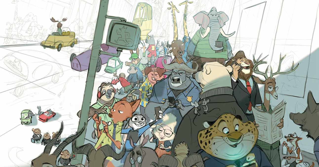 Zootopia: illustrating humanity through animals | ACMI: Your museum of ...